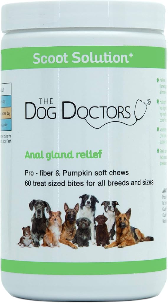 The Dog Doctors Scoot Solution + Soft Chews - Ideal Pro Fibre Bite ...