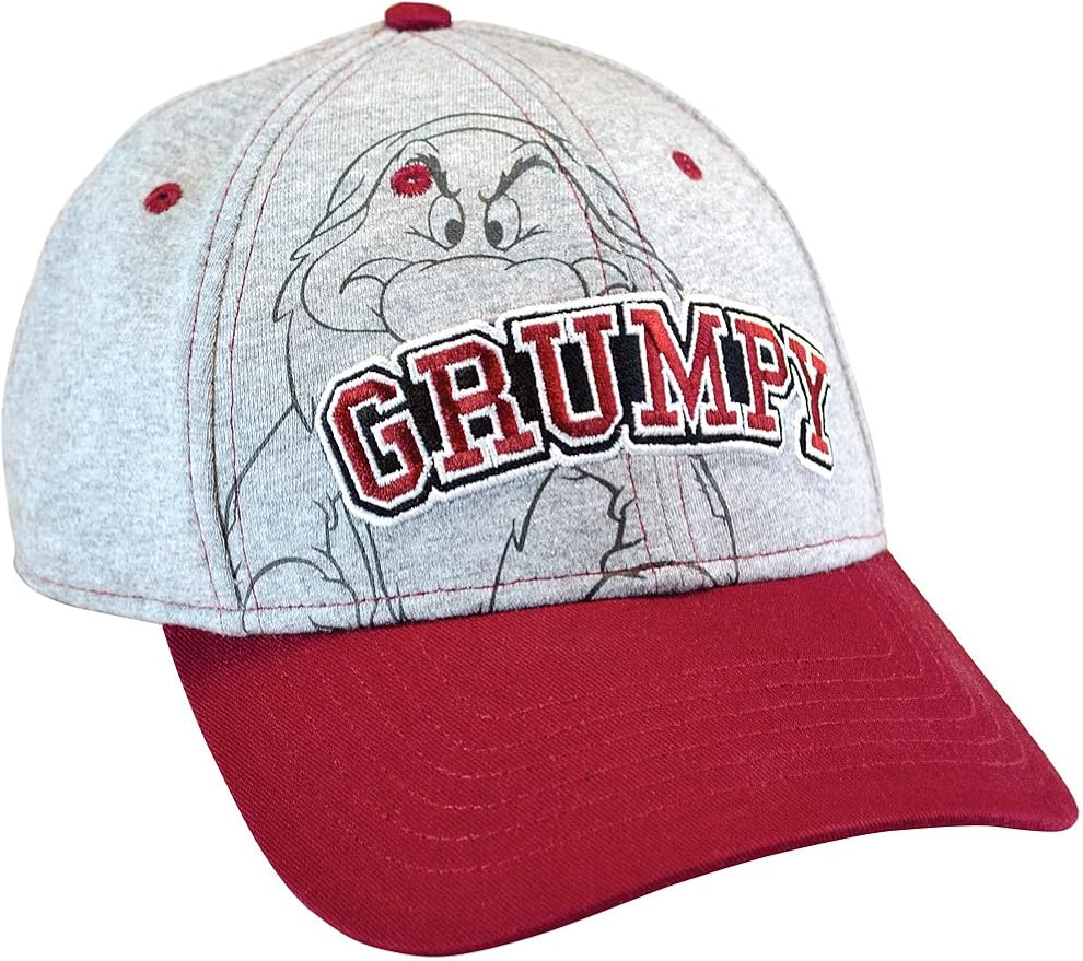 Disney Men's Hat Grumpy Baseball Cap Grumpier (Grey): Amazon.co.uk ...