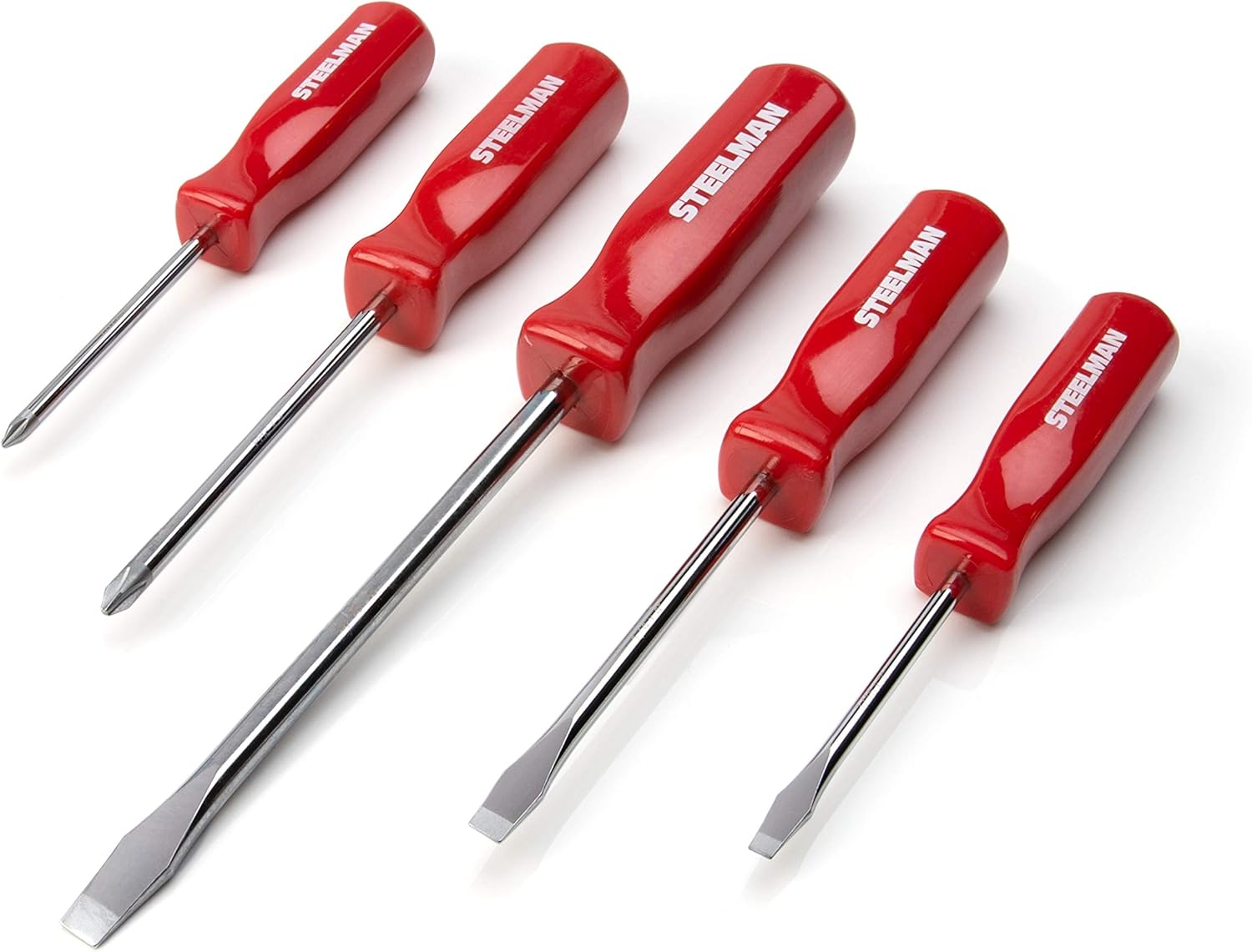 Amazon.com: Steelman 5-Piece Square Grip Slotted and Phillips Head ...