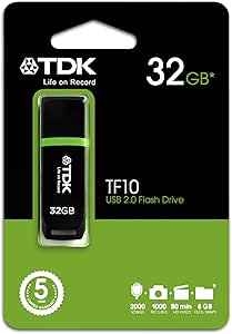 TDK TF10 - Memoria USB 2.0 de 32 GB, Negro: Amazon.es: Informática