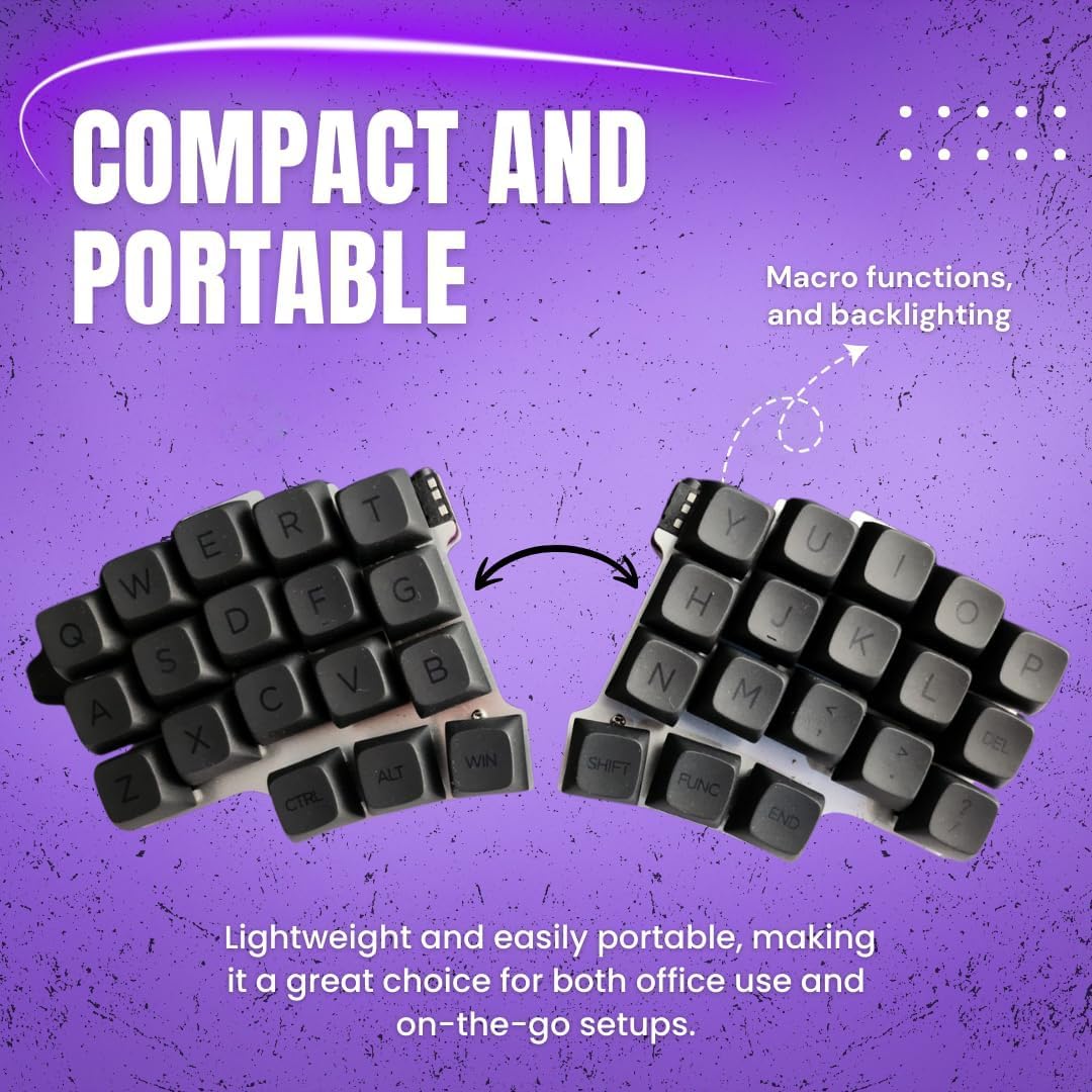 Mua Split Ergonomic Mechanical Keyboard, Powered by QMK, MX Switch ...