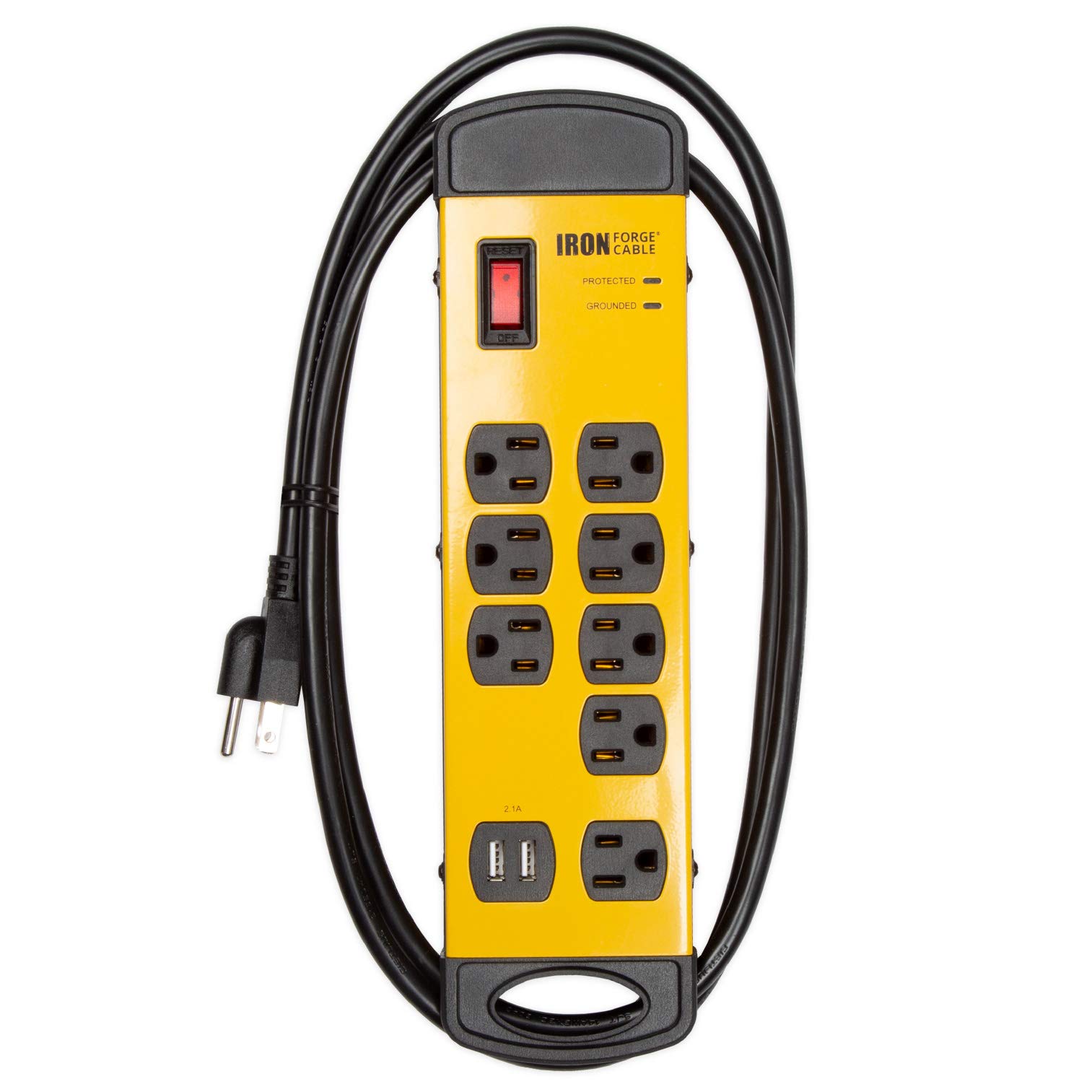 Mua Iron Forge Cable 8 Outlet Heavy Duty Surge Protector Power Strip ...