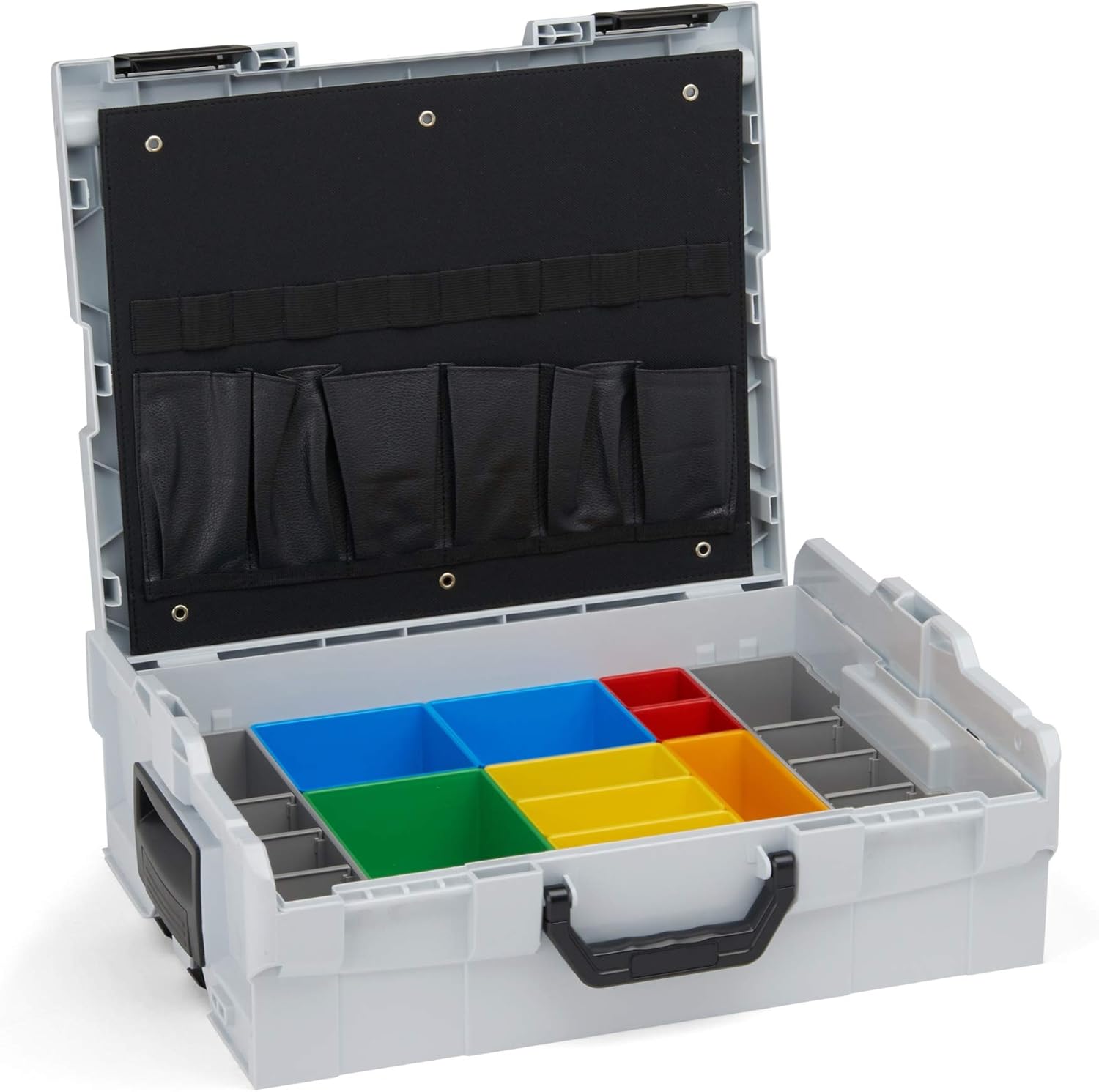 Bosch Sortimo Werkzeugkoffer-Set • L-Boxx 136 grau • bestückt mit ...