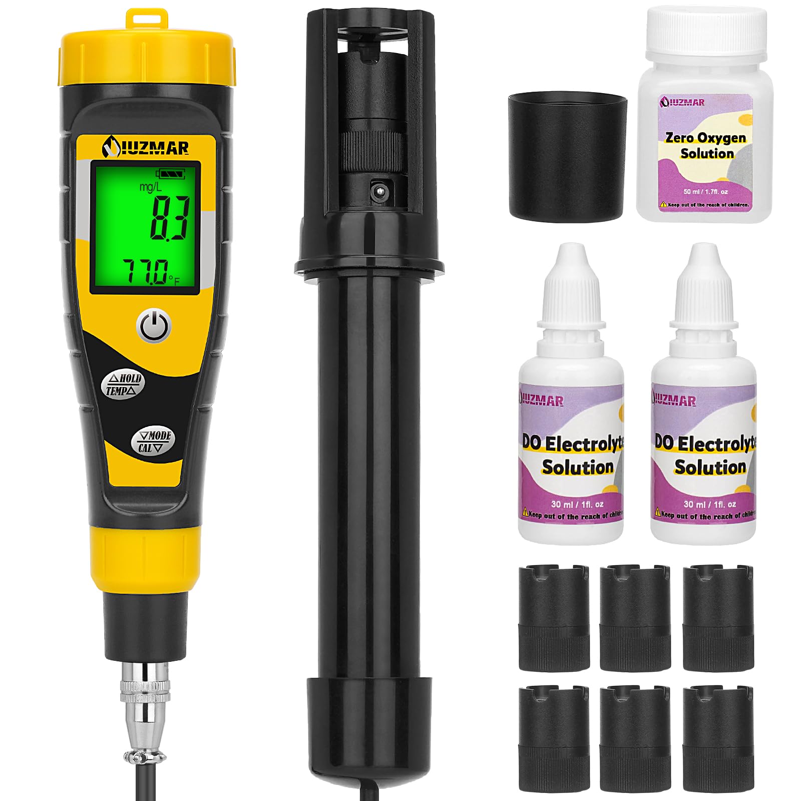 Mua Dissolved Oxygen Meter Digital Dissolved Oxygen Tester with 3.6Ft ...