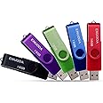 Amazon.com: ENUODA 16GB USB Flash Drive 5 Pack 16GB Thumb Drives Swivel Design USB 2.0 Memory ...