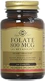 Amazon.com: Solgar – Folate (as Metafolin) 800 mcg, 100 Tablets: Health & Personal Care