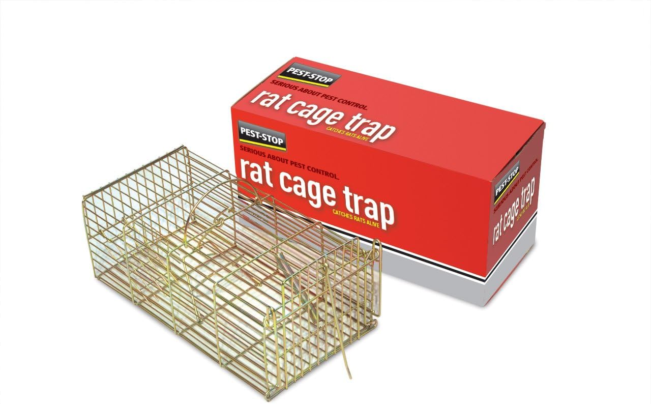 Pest-Stop PRCPSRCAGE Rat Cage Trap: Amazon.co.uk: Garden & Outdoors
