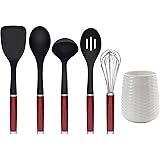 Amazon.com: KitchenAid Cooks 6-piece Culinary Utensil Set (Red - Pack ...