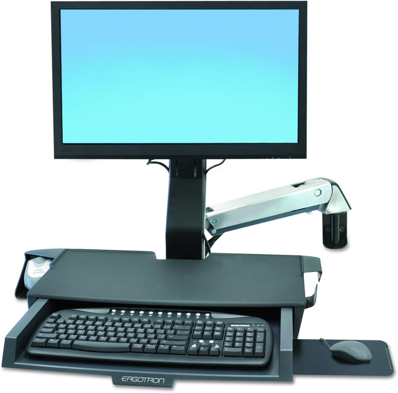 Amazon.com: Ergotron StyleView Sit-Stand Combo System with Worksurface ...
