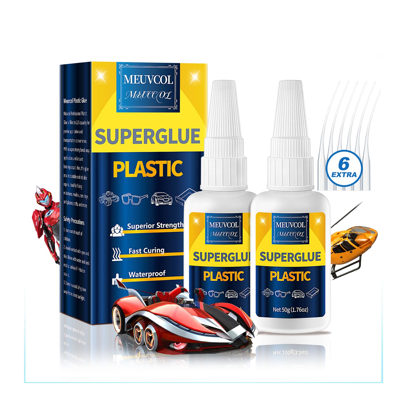 Mua Super Glue for Plastic 100g, Heavy Duty Plastic Glue Model Kit for ...