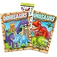 Amazon.com: Dinosaur Coloring Book Super Set Kids Toddler -- 2 Books ...