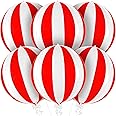 Amazon.com: KatchOn, Red and White Striped Balloons - 18 Inch, Pack of ...