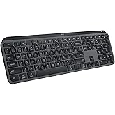 Logitech MX Keys S Teclado inalámbrico, bajo Perfil, preciso y silencioso, Teclas programables ...