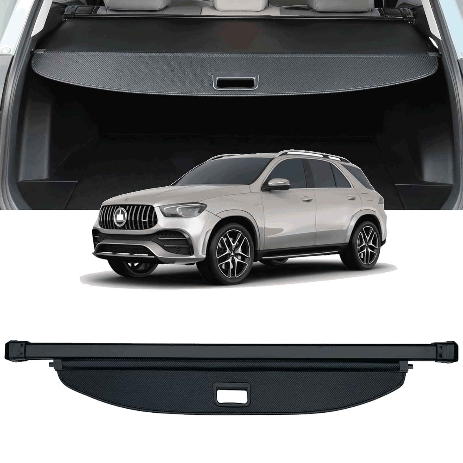 Cargo Cover Compatible with 2019-2024 Mercedes Benz GLE 350 450 SUV AMG ...