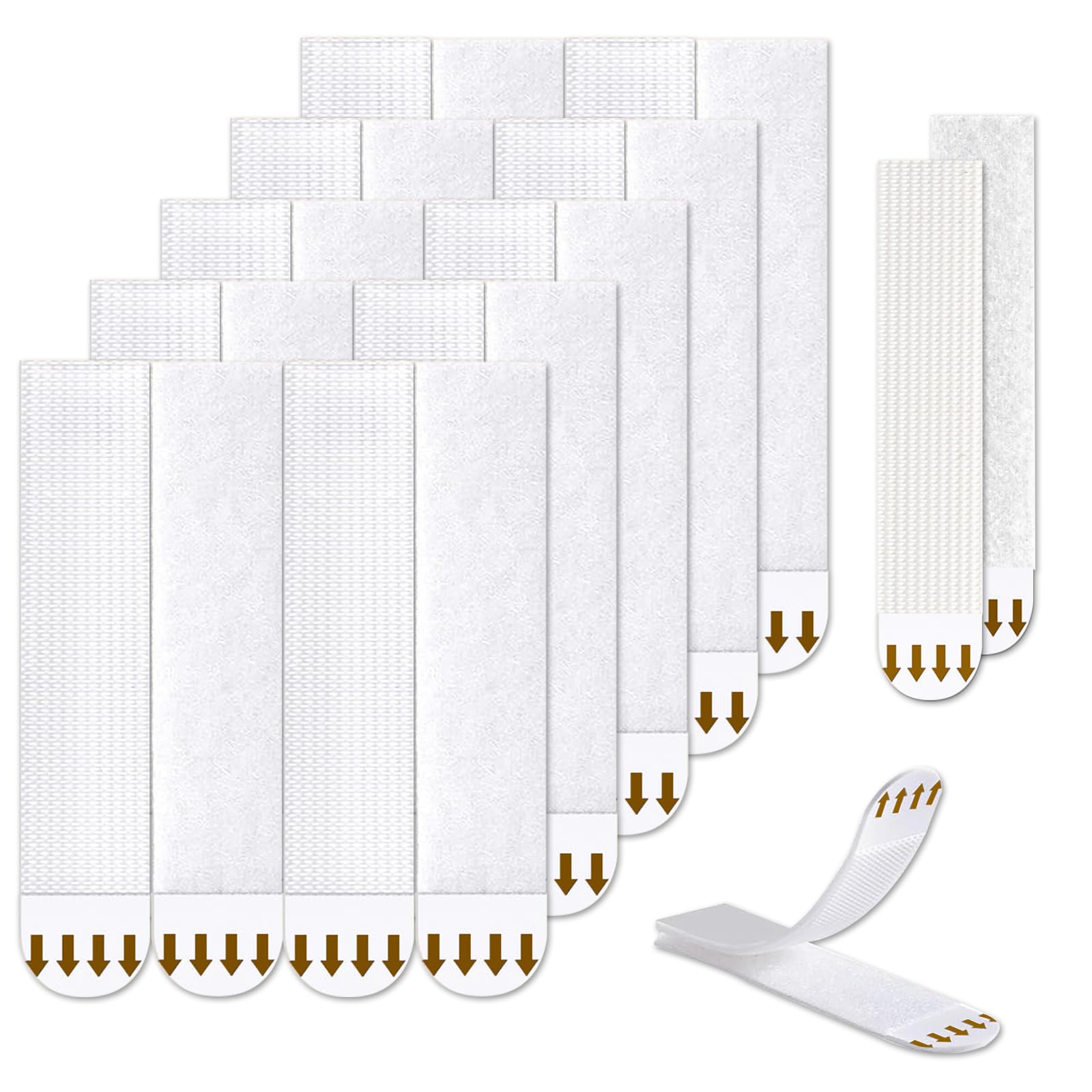 TDZJONE Picture Hangers Strips Kit Heavy Duty, 20-Pairs(40 Strips) 0 ...