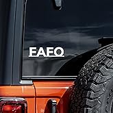 Amazon.com: FAFO Decal Vinyl Sticker Auto Car Truck Wall Laptop ...