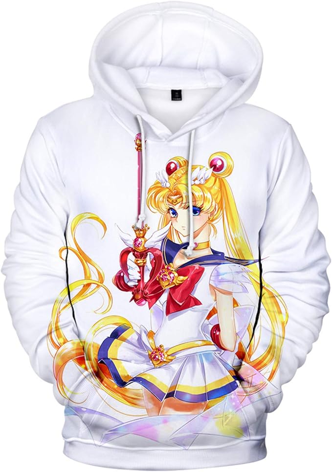 PLMNK-Sailor Moon-Pull-Over De Dibujos Animados En 3D, Suéter De ...