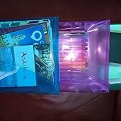 Rapesco 0689 A5 Plastic Popper Wallet, Assorted Transparent Colours ...