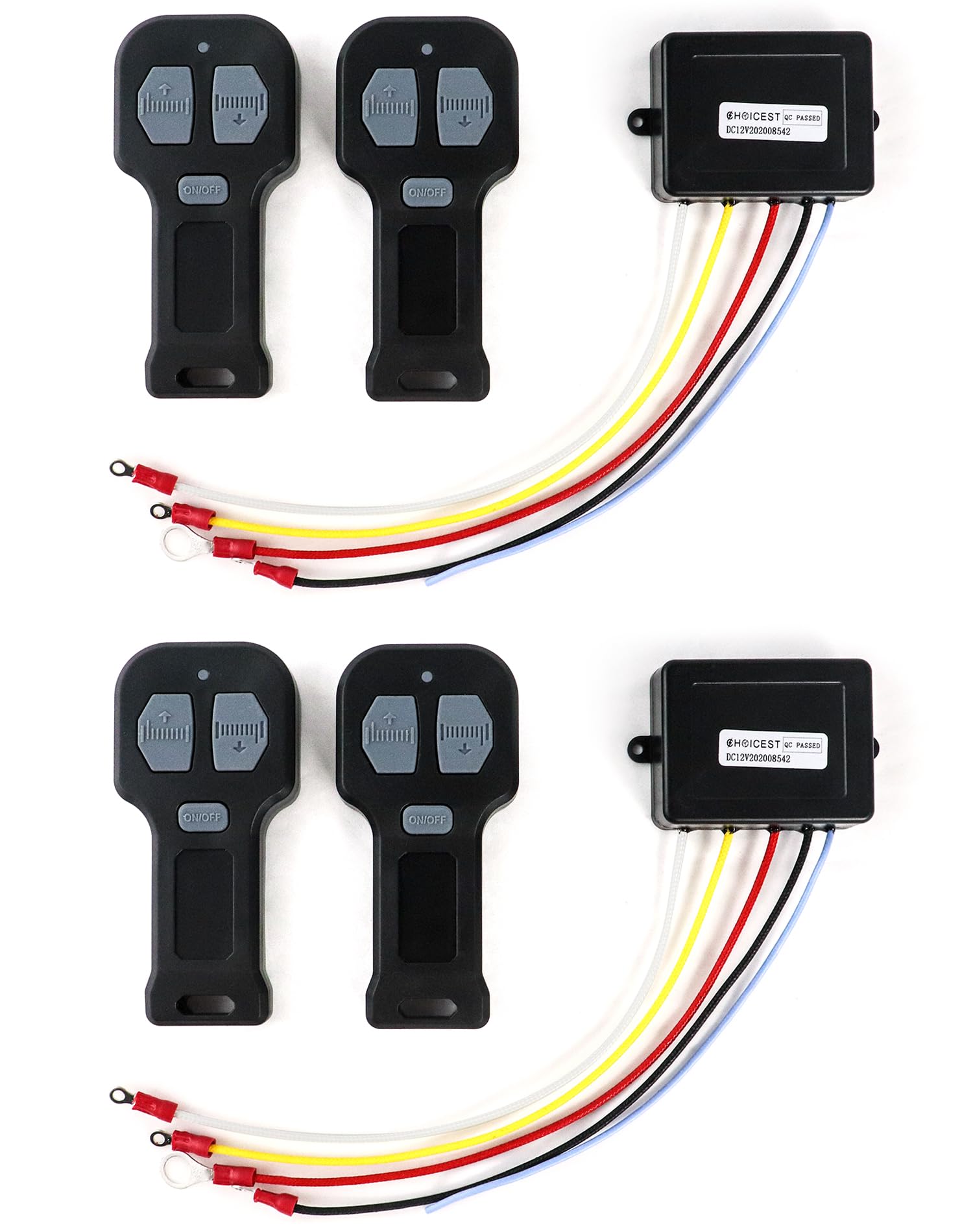 Mua QWORK 12V Car Wireless Winch Electric Remote Control, 4 Pack ...