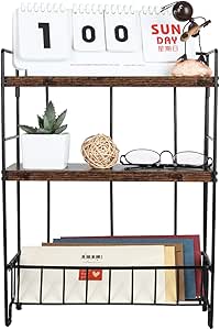 Amazon.com : PAG 3-Tier Desktop Shelf Mail Organizer Wall Mounted ...