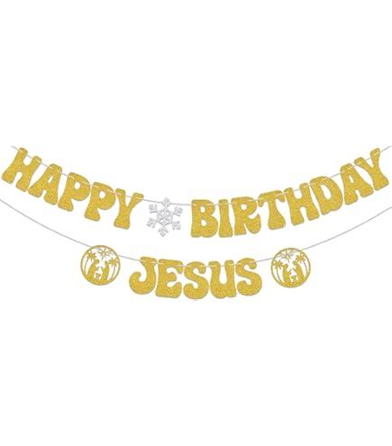 Happy Birthday Jesus Printable Banner Happy Birthday Jesus