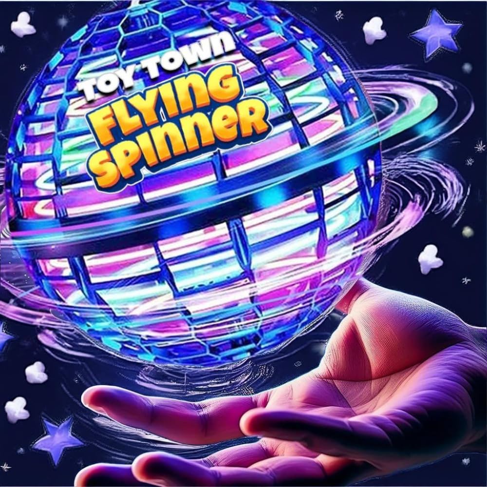 2025 New & Improved Flying Orb Ball (Blue) - Magic Hover Boomerang ...