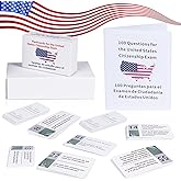Amazon.com: US Civic Test Flash Card 2025-100 USCIS Citizenship Flash ...