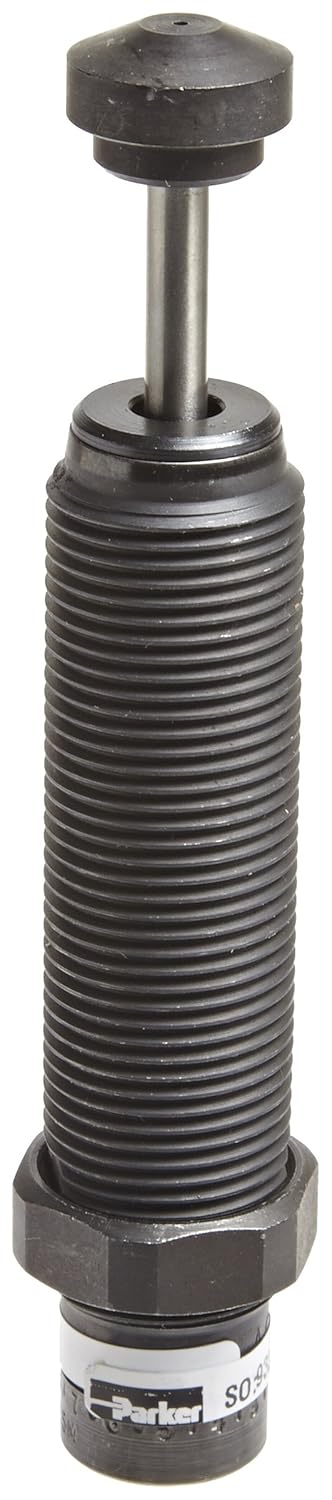 Parker MA225M Steel Adjustable Miniature Shock Absorber, Standard Duty ...