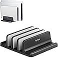 Amazon.com: Ryvlan Vertical Laptop Stand, 3 Slot Adjustable Laptop ...