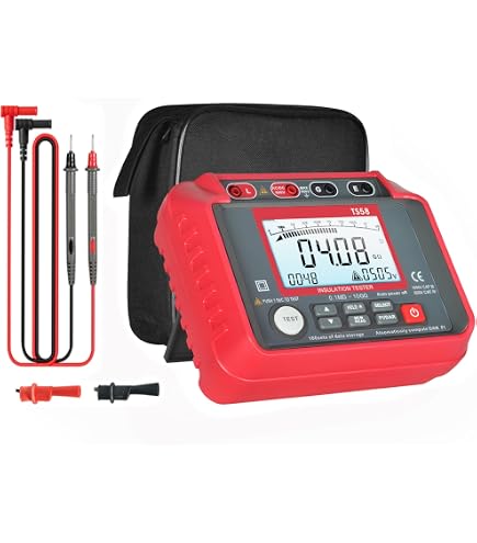 0-1000 Megohms Insulation Tester Supco M500 Digital Insulation Tester ...
