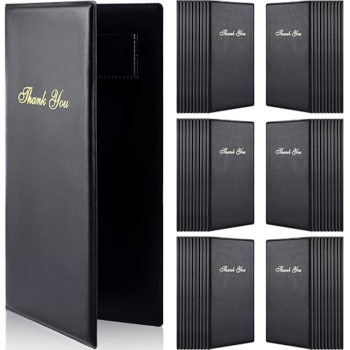 CHENGU 30 Packs Restaurant Check Presenters Guest Check Card Holder ...
