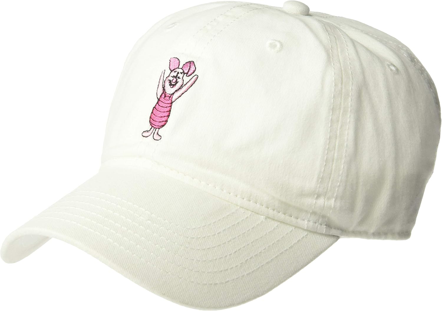 Disney Men's Winnie The Pooh Piglet Embroidered Cotton Adjustable ...