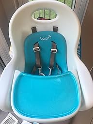 Amazon.com : Boon Flair Chair Seat Pad Plus Tray Liner, Pink : Boon ...