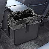Foldable Car Trash Can, Hanging Waterproof Leakproof Trash Can Storage ...