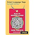 Amazon.com | Smart Luggage Tags | Privacy QR Code Luggage Tag Keeps ...