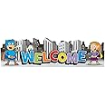 Amazon.com: Superhero Welcome Banner - 1 Piece - Educational And ...