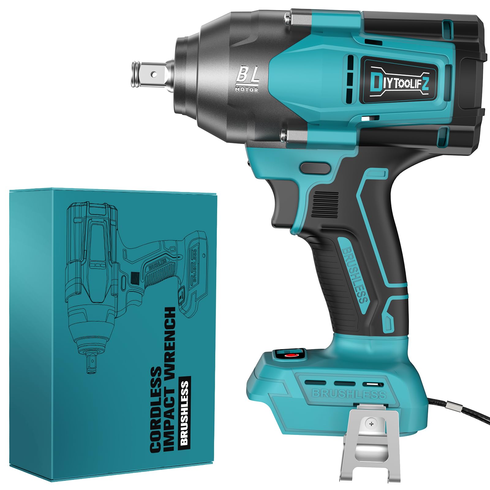 Mua Cordless Impact Wrench 1/2 inch for Makita 18V Battery, 600Ft-lbs ...