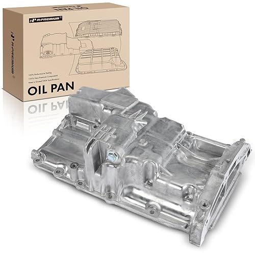 A-Premium Engine Oil Pan Sump with Drain Plug Compatible with Mazda 3 ...