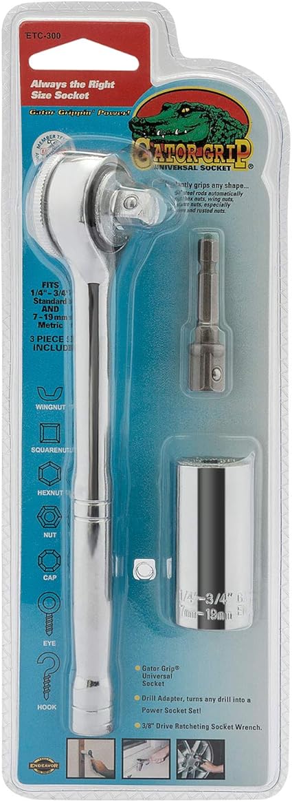 Gator Grip ETC-200MO Universal Socket: Amazon.ca: Tools & Home Improvement