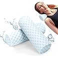 Amazon.com: urnexttour Cervical Neck Pillow Cooling 2 Pack Roll Memory Foam Support Pillows ...
