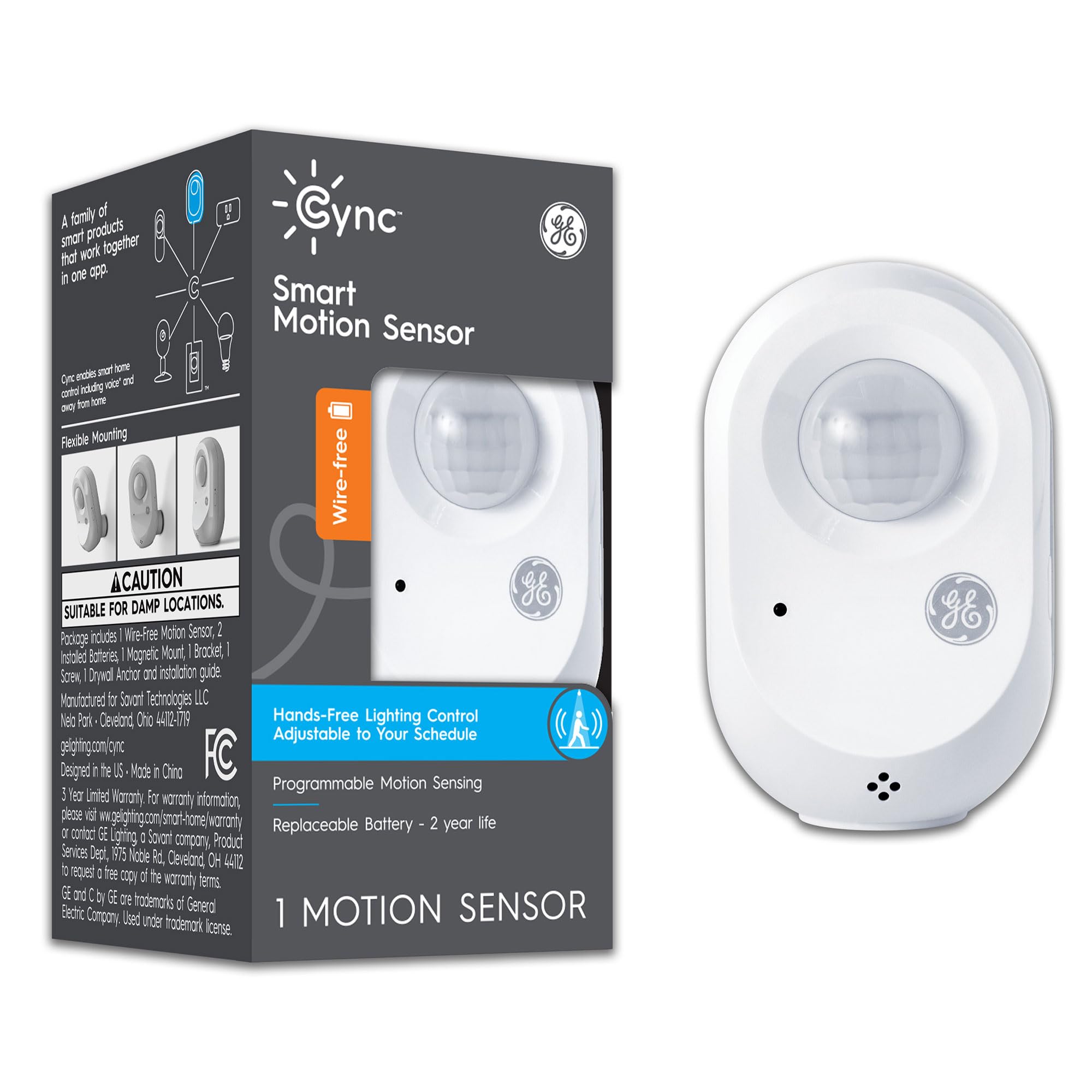 Mua GE CYNC Wireless Smart Motion Sensor, Battery-Powered, Bluetooth ...