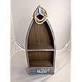 Amazon.com: DRH - Nautical Distressed Wood Boat Shelf with Drawer ...