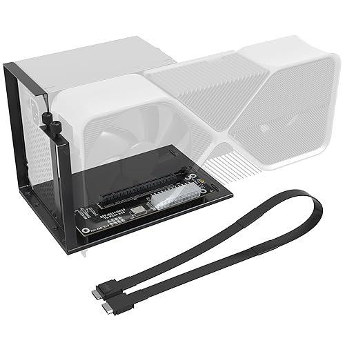 PCIe 4.0 x4 64Gbps eGPU Dock with 19.7 inches SFF-8611 OCuLink Cable ...