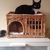 Woven 2 Floor Indoor Cat Den. This Home For Your Cats Comes Complete ...