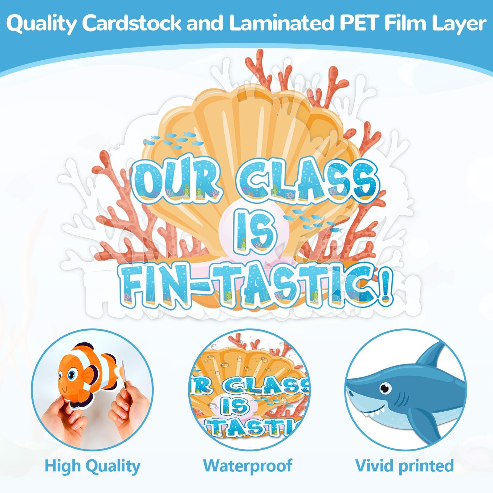 Mua gisgfim Under The Sea Bulletin Board Decoration Set Classroom Sea ...