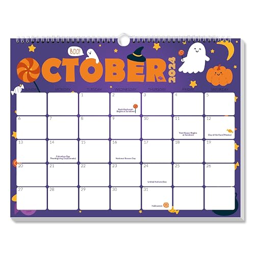 SUNEE Wall Calendar 2025-2026- 18 Months Oct. 2025 - Mar. 2027, 11.5 ...