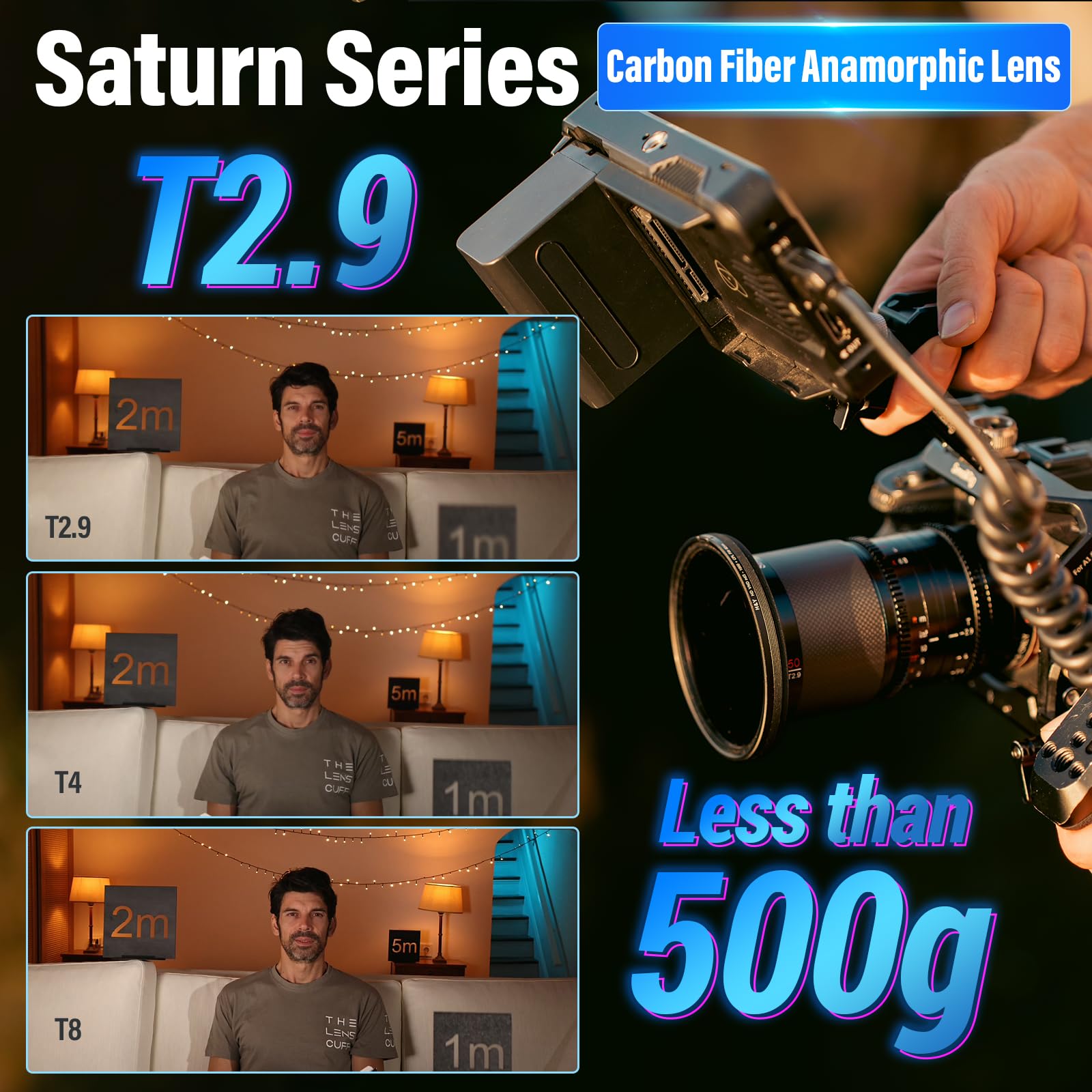 Mua SIRUI Saturn 50mm T2.9 1.6X Full Frame Carbon Fiber Anamorphic Lens ...