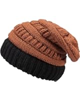 NEOSAN Womens Thick Ribbed Knit Winter Infinity Circle Loop Scarf Black ...