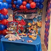 Amazon.com: Transformers Value Pack Foil Swirl Decorations, Party Favor ...