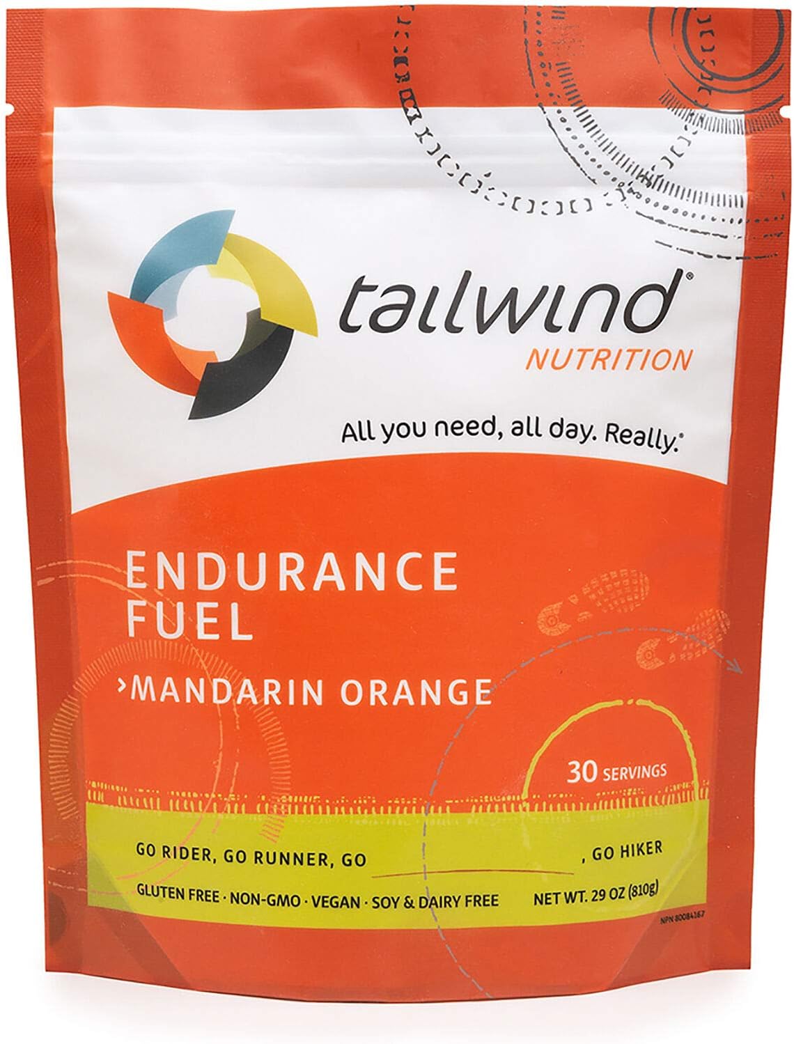 Tailwind Nutrition Endurance Fuel 30 Serving Orange Flavour: Amazon.co ...